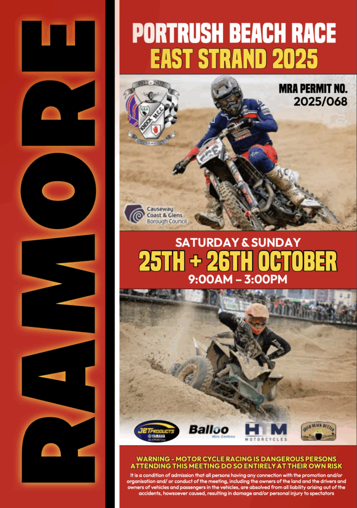 Portrush Beach Race Oct 25 – Evo MX Ireland